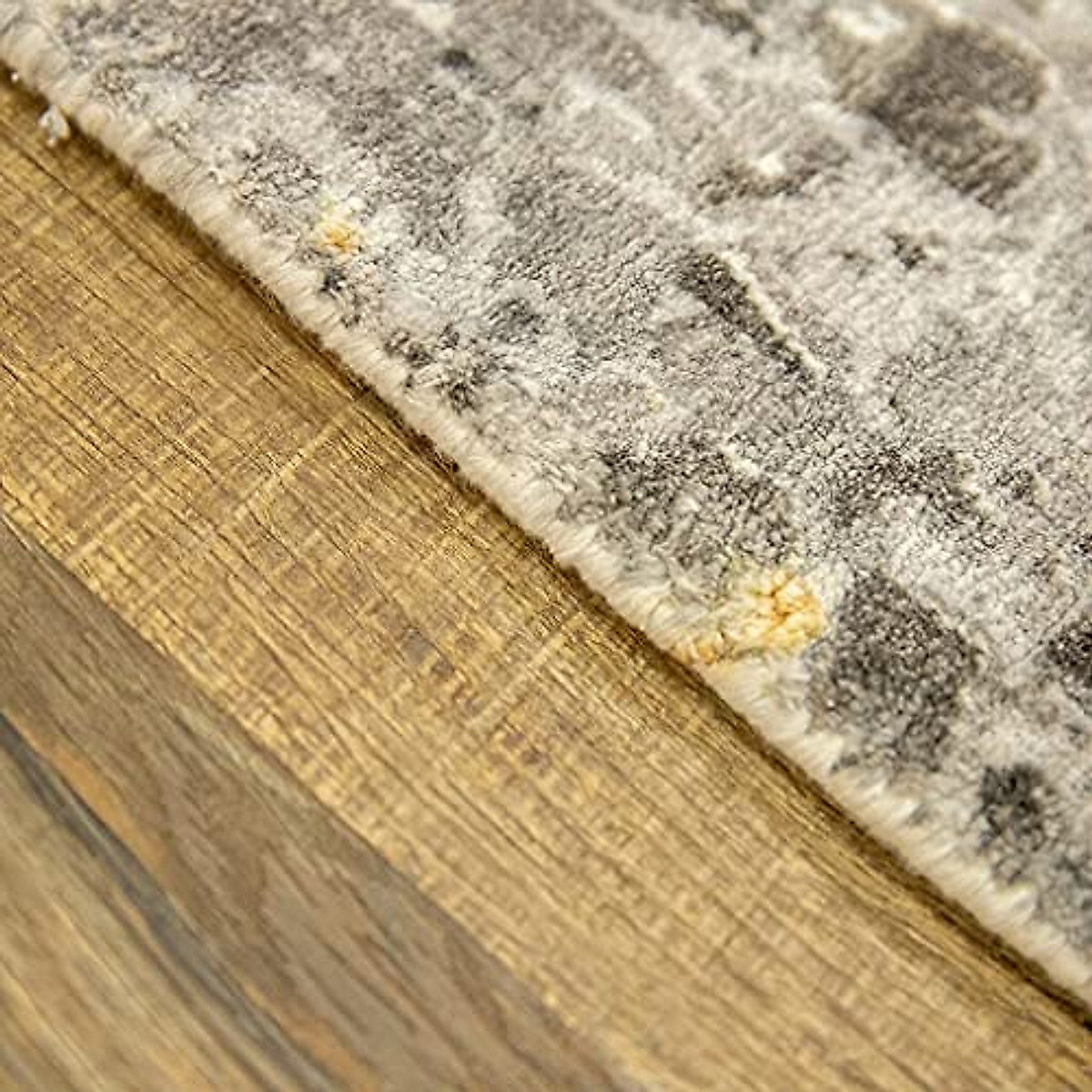 Westside Market Indo Gray Rug Handmade Area Rug 100% Wool 8'1" x 10'1", Gray