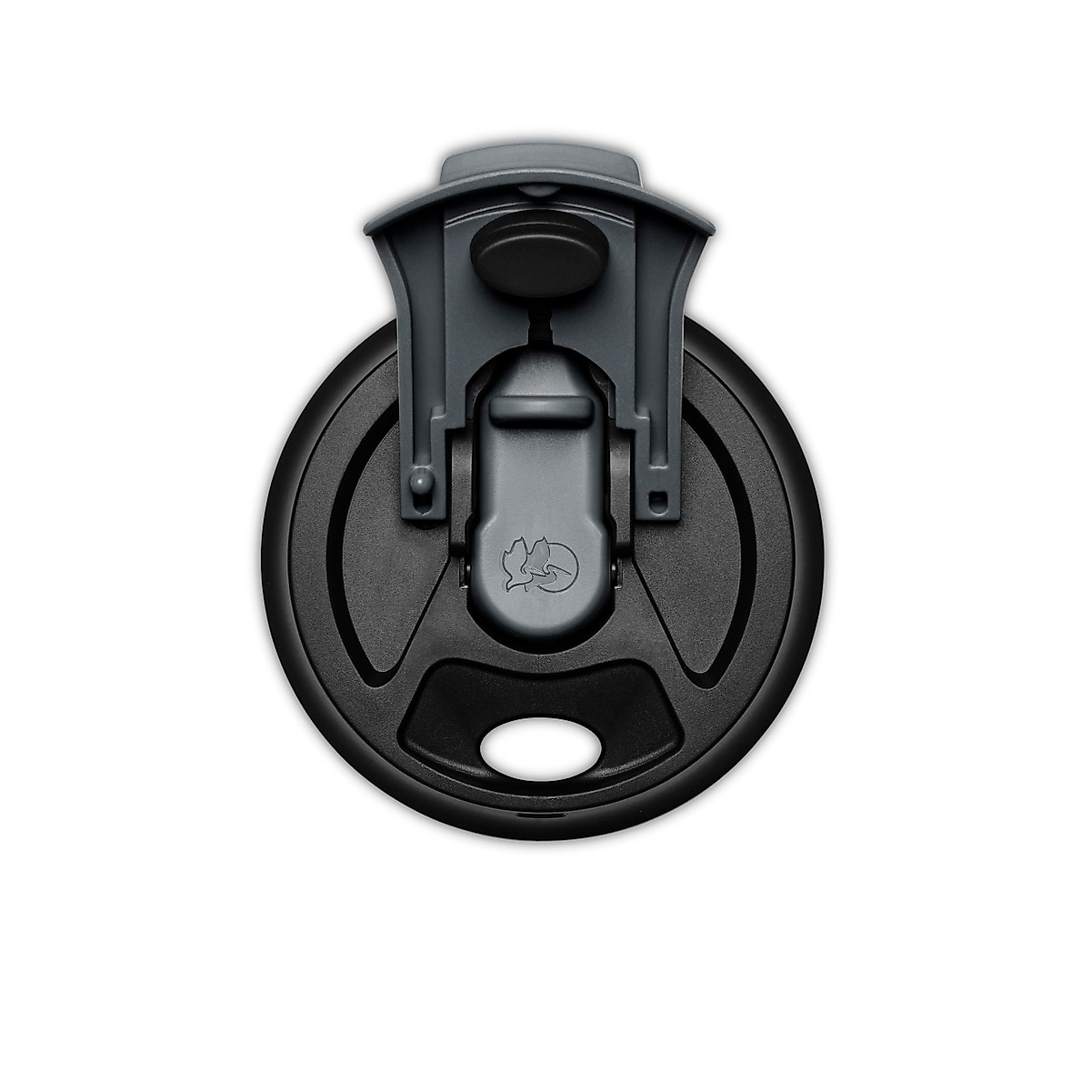 HydrationHub USA Pelican Porter™ Dual - 40 oz. Dual Lid, Recycled Double Wall Stainless Steel Travel Tumbler, Jet Black