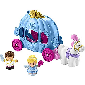 Disney Princess Toddler Toy Little People Cinderella’S Dancing Carriage Playset With Horse & Figures For Ages 18+ Months