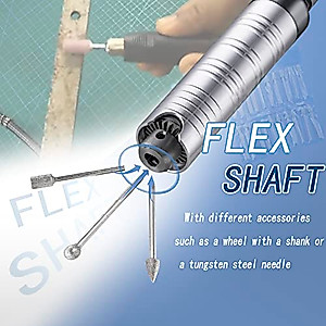 DZQ Jewelry Polisher w/Flex Shaft,Multifunctional Bench Grinder Sander 750W,Lathe Buffing Machine 10,000Rpm,Jewelry Buffer Polisher for Jewelry Making, Woodcrafting, Dental, Manual DIY 61Pcs Accs