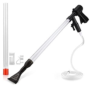 LL Products Gravel Vacuum for Aquarium - Fish Tank Gravel Cleaner- Aquarium Vacuum Cleaner -Aquarium Siphon (Button)