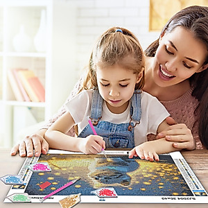 Rheskbecy Cat Diamond Art Painting Kits for Adults Full Drill Gem Painting Kit Round Diamond Dots Painting Gifts for Beginners Home Wall Decor Crafts 12x16in