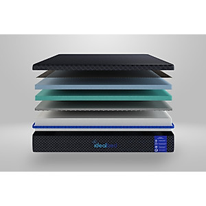 iDealBed G4 Nova Luxury Memory Foam Mattress + 4i Custom Adjustable Bed, Pressure Relief Support, Cooling Temp Regulation, Advanced Silent Operation, Massage (Nova Firm, Split Queen)