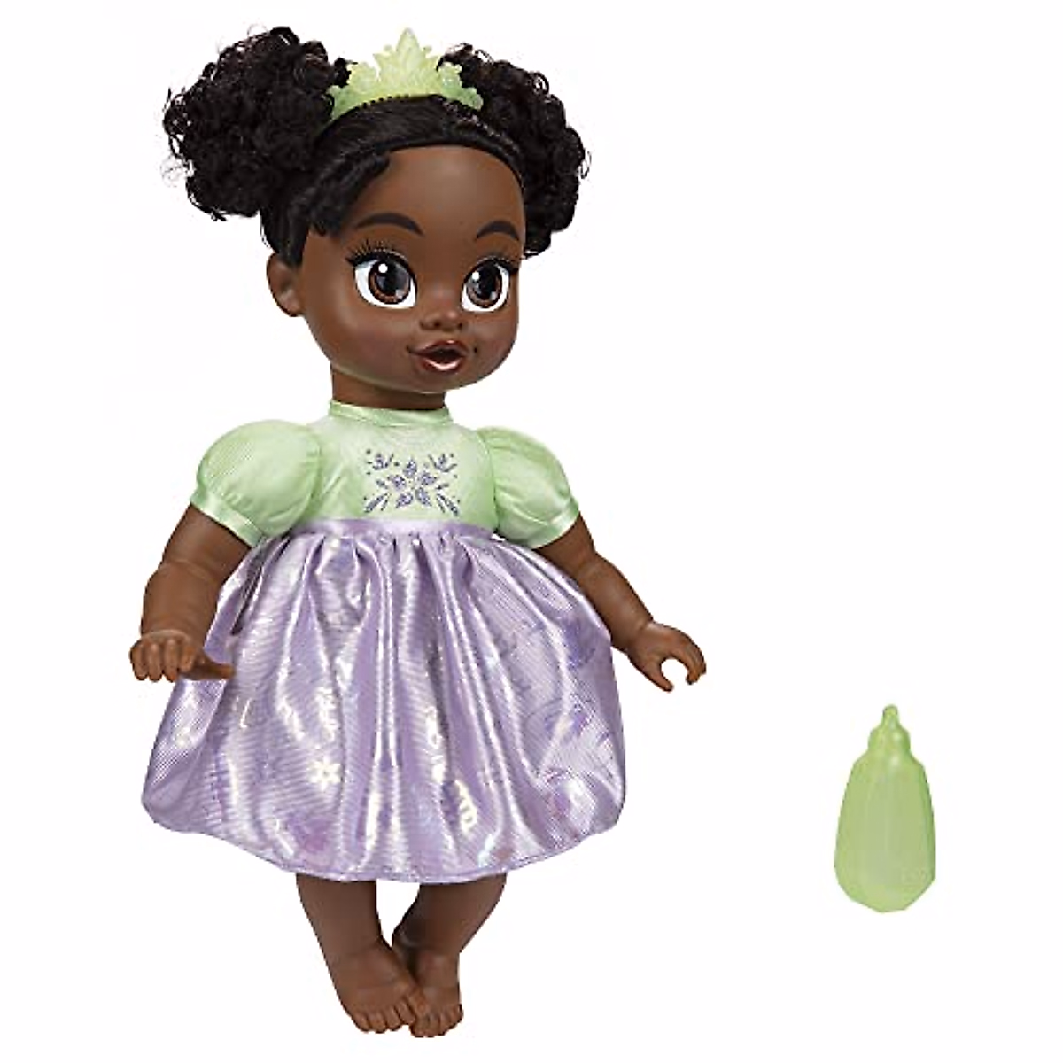 Disney Princess Tiana Baby Doll with Baby Bottle & Tiara