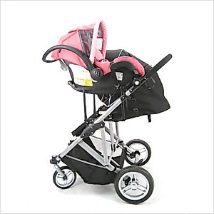 StrollAir Universal Car Seat Adapter High for My Duo Stroller, Black