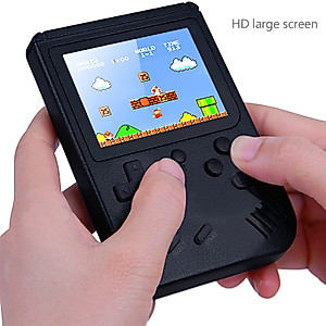 Black Mini Portable Handheld 400 Classic FC Games Game Console Game Player Support TV Connection One/Two Players