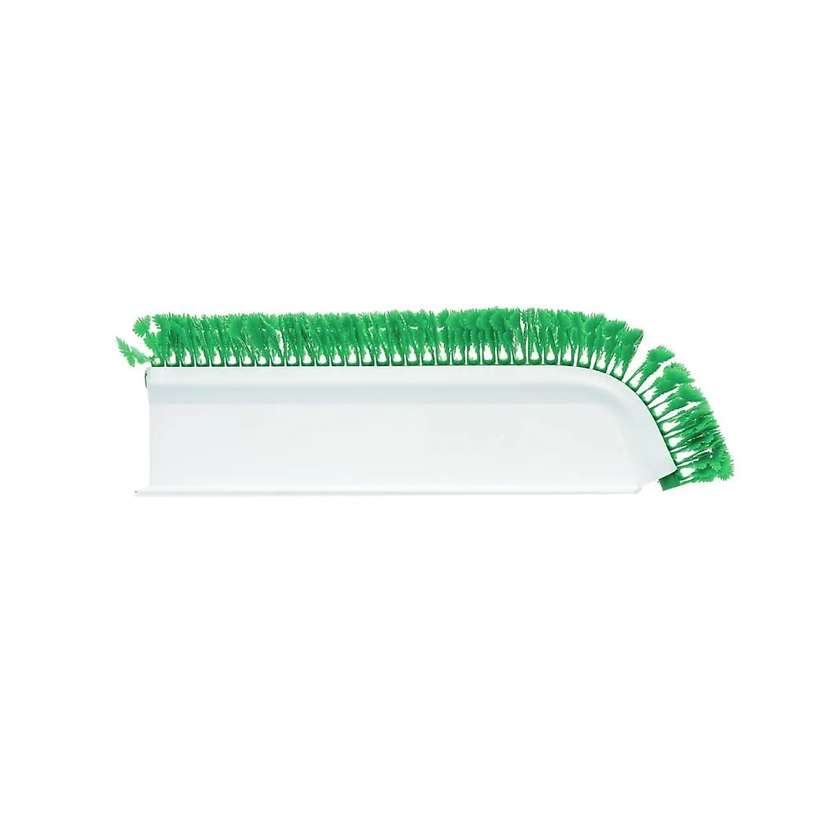 Shelf Divider Angled T-Shape White with Green Parsley- 30" L x 4 1/2 H