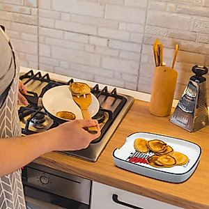 Teenyyou Christmas Ceramic Spoon Rest Farmhouse Spoon Rest Christmas Tree Cooking Utensils Holder Dishwasher Safe for Stove Top Xmas Kitchen Decorations Merry Christmas Housewarming Gift