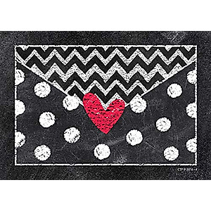 Creative Teaching Press Incentives, Wall Décor Chalk Hearts Cut Outs, 6", CT 6076