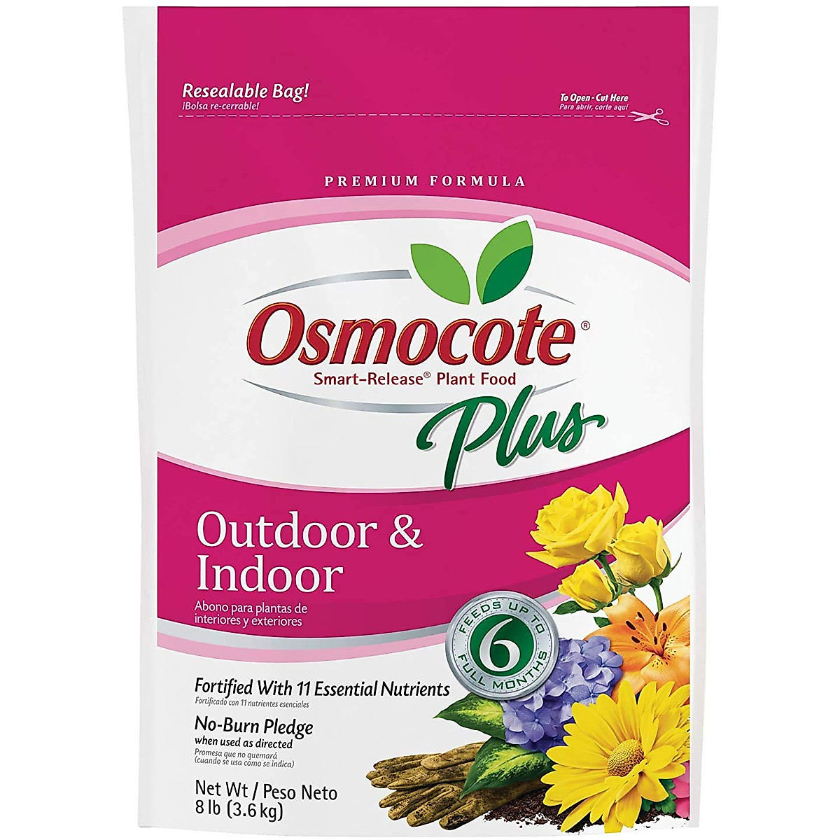 Osmocote Smart-Release Plant Food Plus Outdoor & Indoor, 8 lb.