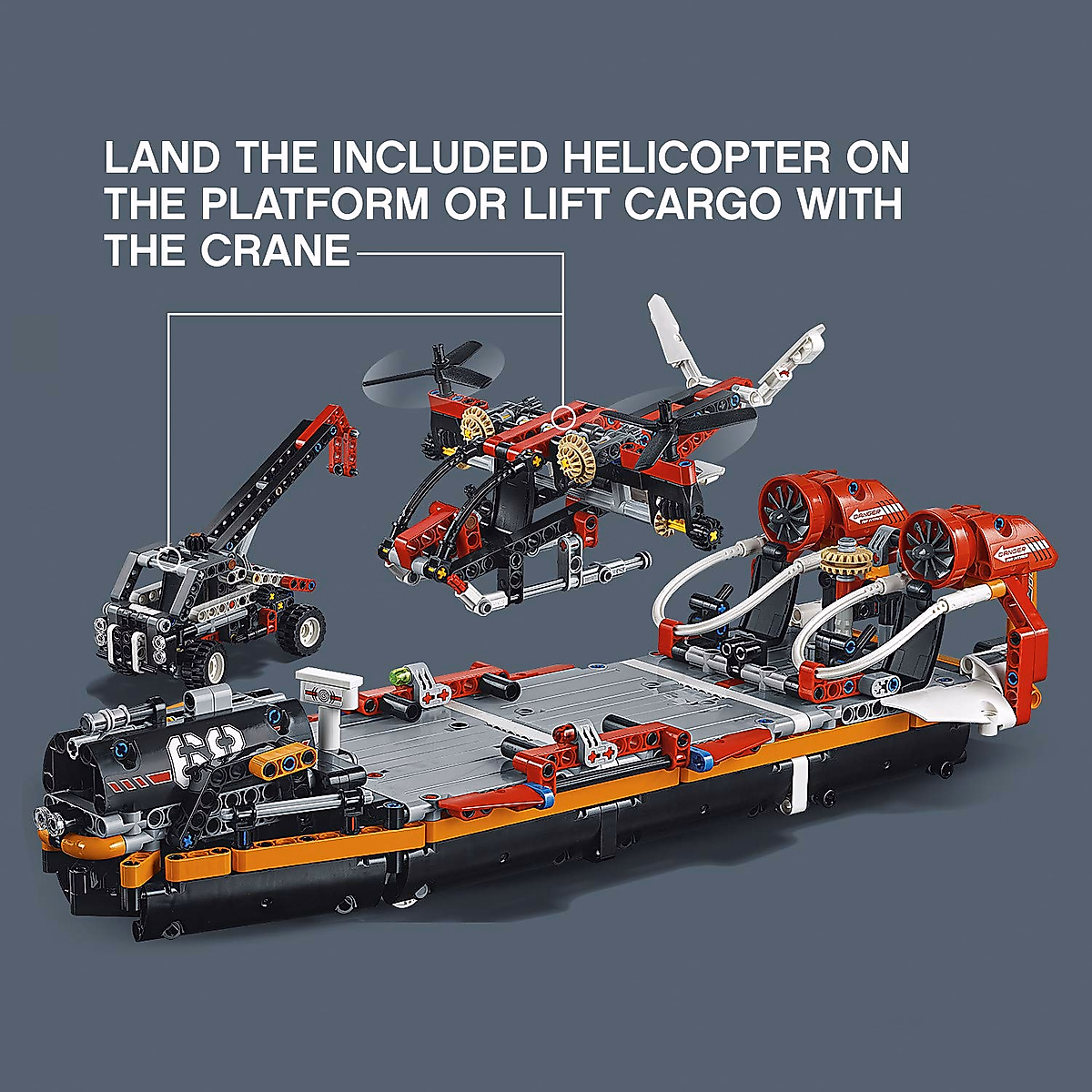 LEGO Technic Hovercraft 42076 Building Kit (1020 Pieces)