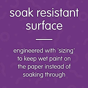 Colorations Art Paper, 9" x 12" Painting & Craft Paper, Finger Paints, Watercolor, Tempera, Drawing, Art Room & Homeschool Crafts 100 sheets
