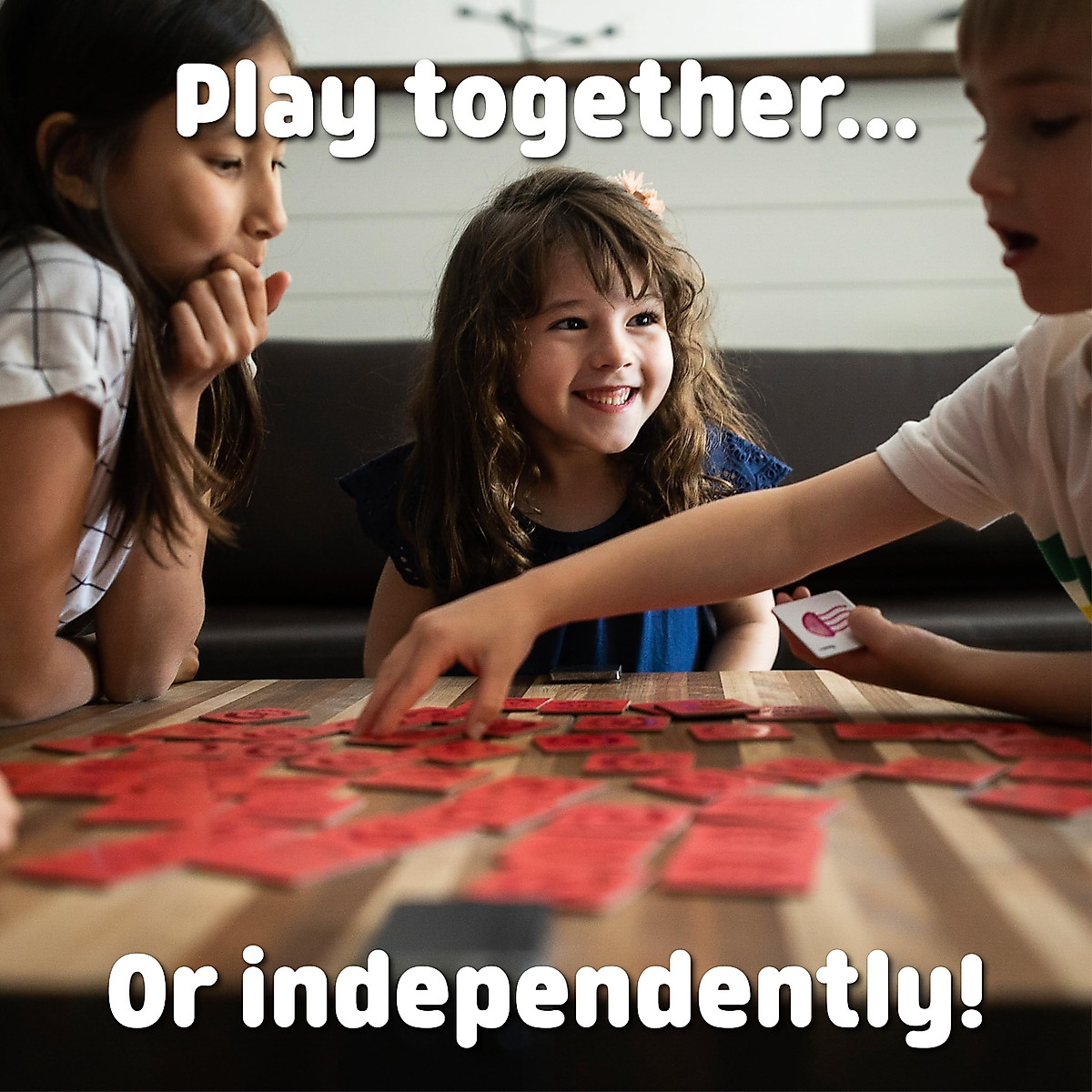 Chuckle & Roar - Matching Game Alphabet - Board Game for Kids 3 and up - Concentration Game for Toddlers - Preschool Game