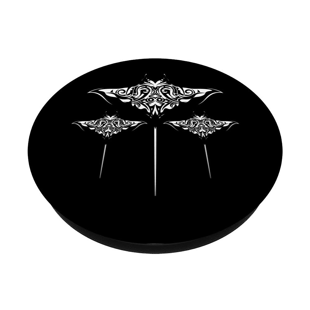 Hawaiian Tribal Scuba Diving Ocean Animal Stingray Manta Ray PopSockets Swappable PopGrip