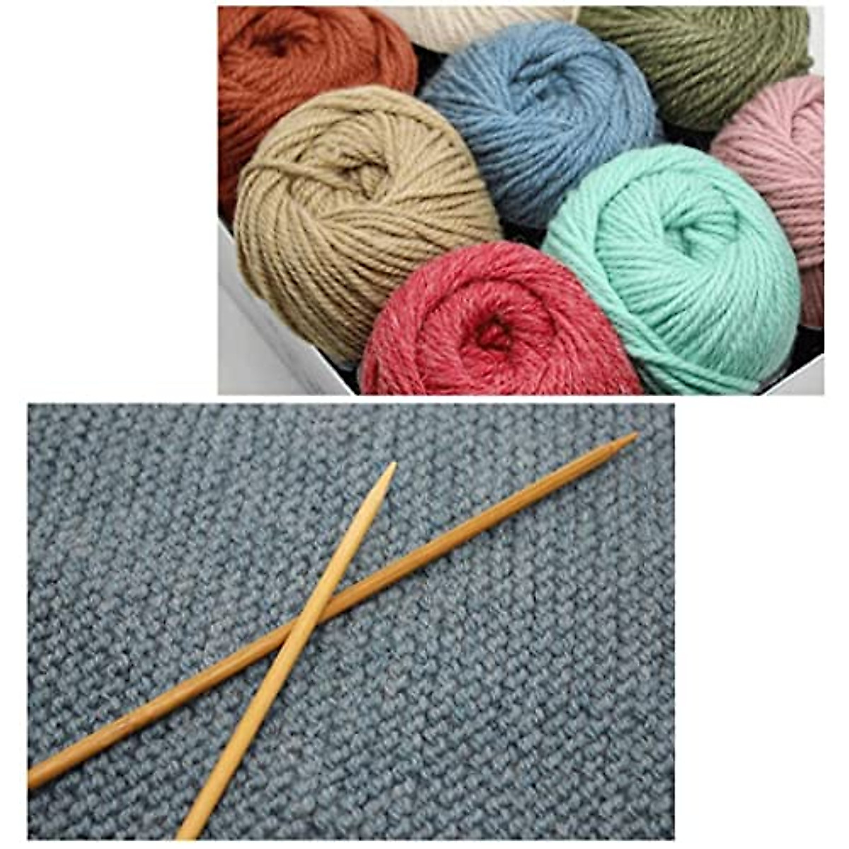 Yarn Knitting Crocheting 100G/Ball Milk Sweet Soft Cotton Baby Knitting Wool Yarn Thick Yarn Fiber Velvet Yarn Hand Knitting Wool Crochet Yarn for DIY Sweater-16 Dark Blue_4Pcs