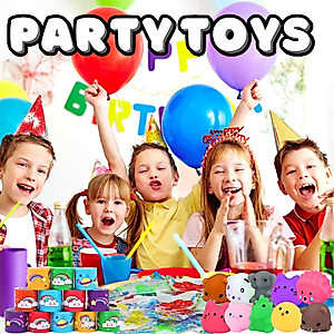 DuoDuoHouse 80 Pcs Party Favors for Kids 3-5 4-8-12,Easter Eggs Fillers, Goodie Bags Treasure Box Fidget Toys For Classroom Rewards, Kids' Party Supplies For Pinata Stuffers, Carnival Prizes