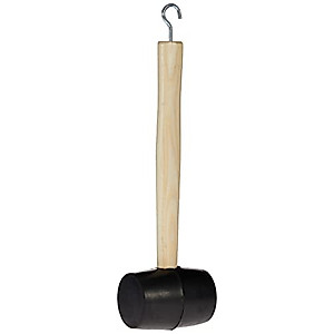 Coghlans, Rubber Mallet (9460), Alloy Steel, Black