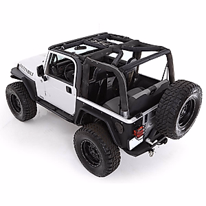 Smittybilt 76900 SRC Cage Kit for Jeep TJ - 7 Piece , Black