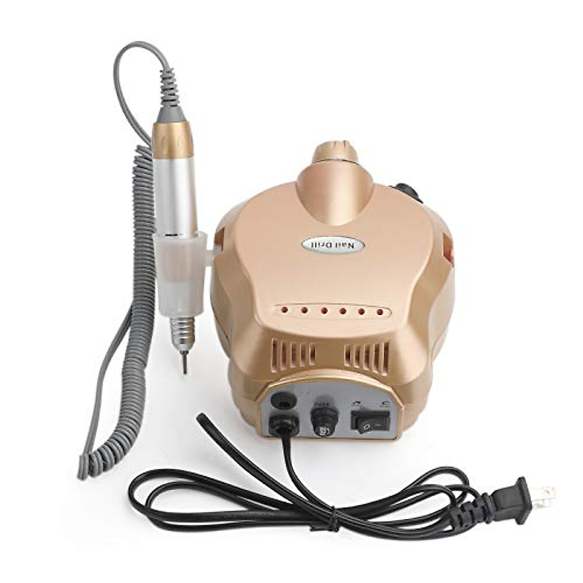 Topteng 𝐍𝐚𝐢𝐥 𝐃𝐫𝐢𝐥𝐥𝐬 𝐟𝐨𝐫 𝐀𝐜𝐫𝐲𝐥𝐢𝐜 𝐍𝐚𝐢𝐥𝐬,Professional 30000 RPM Nail Drill Machine 110V Handpiece E File Set for Gel Nails Remove Poly Nail Gel Gift for Women Home and Salon Use