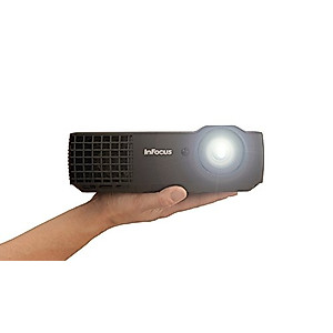 InFocus IN1116 WXGA DLP Portable Projector, HDMI, 3.5 lbs, 4GB Storage, 2400 Lumens