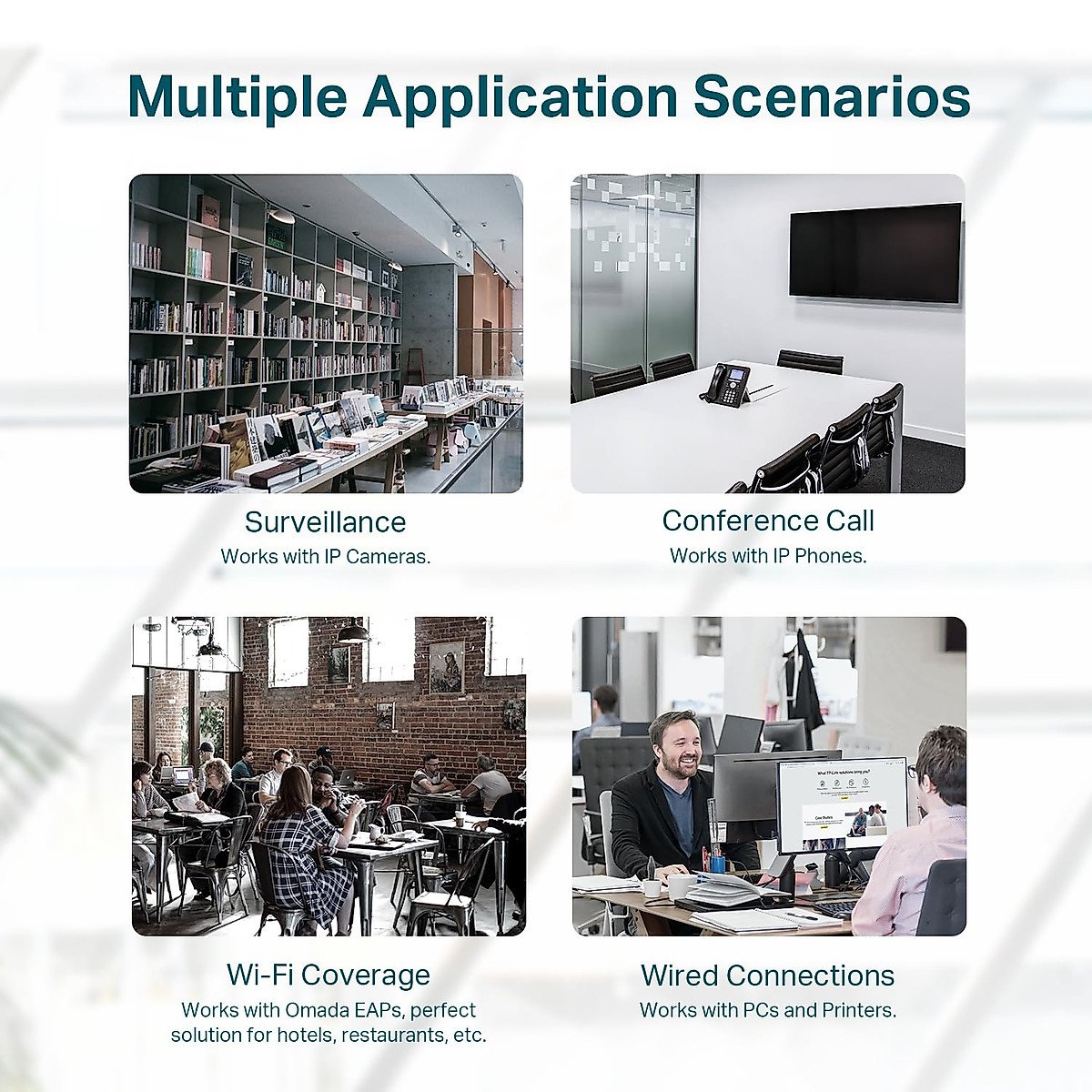 TP-Link TL-SG1428PE 24 Port Gigabit PoE Switch Easy Smart Managed 24 PoE+ Port @250W w/ 2 UL Gigabit Ports + 2 SFP Slots PoE Auto Recovery QoS, Vlan, IGMP & LAG