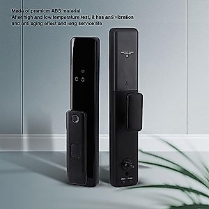 Smart Entry Lock with Fingerprint Password IC Card Mechanical Key Mobile Phone Unlock Keyless Electronic Lock for Home Door