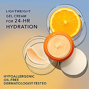 RoC Multi Correxion Revive + Glow 10% Vitamin C Blend Face Moisturizer, Anti-Aging Gel Cream for Instant Glow, Hypo-Allegenic & Oil-Free Skin Care,1.7 Ounce