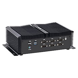 KINGDEL NC9000 Mini Gaming PC Core i7-10750H 8 Cores 16MB Cache Max 5.00GHz CPU, 32GB DDR4 RAM 1TB SSD 3xHD 6xCOM 8xUSB Support WOL PXE Restore AC Power Loss
