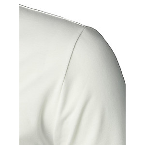 HOOD CREW Men’s Classic Polo Shirt Short Sleeve Shirts Lightweight Casual Tops Beige S