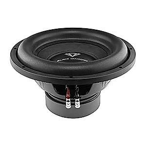BLACK DIAMOND DIA-R12D2 12 Inch Car Audio Subwoofer 1200 Watts Dual Voice Coil 2+2 Ohms (1 Speaker)
