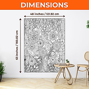 Giant Coloring Poster for Kids & Adults - Unleash Creativity