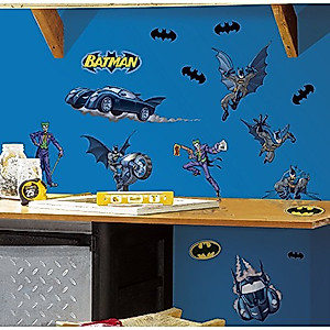 RoomMates RMK1148SCS Batman Gotham Guardian Peel and Stick Wall Decals
