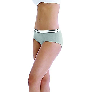Hanes Womens Pack, Soft Cotton Hipsters, Underwear (Colors May Vary) Hipster-panties, Fashion Color Mix 2, 5 US