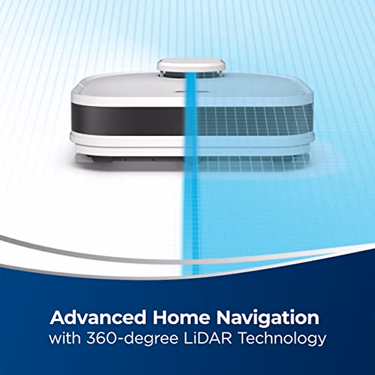 BISSELL ReadyClean Wet/Dry Mopping Hard Floor Robot, Auto-Pad Change Technology, LiDAR Advanced Home Mapping, WiFi- App Connection,Smart Docking,3571