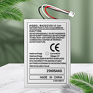 SHENMZ PS5 Controller Battery, High Capacity LIP1708 Li-ion Replacement Battery for Sony Playstation 5 Dualsense Controller CFI-ZCT1 W B U Replace PS5 Battery Pack