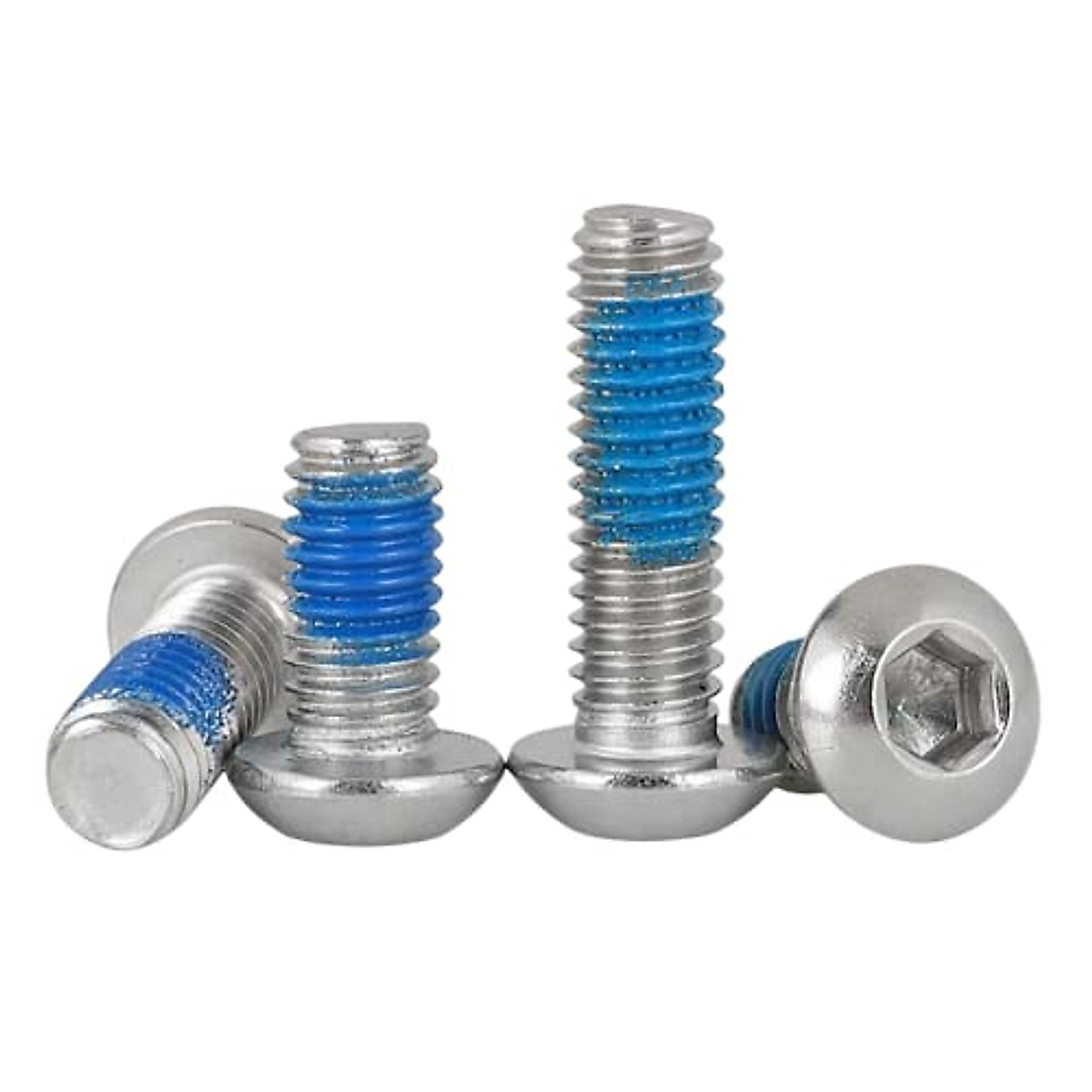 (10pcs) 304 Stainless Steel Round Head Hex Dispensing Anti-Shedding Bolts,for Electrical Accessories Or Industrial Etc.M6x20mm