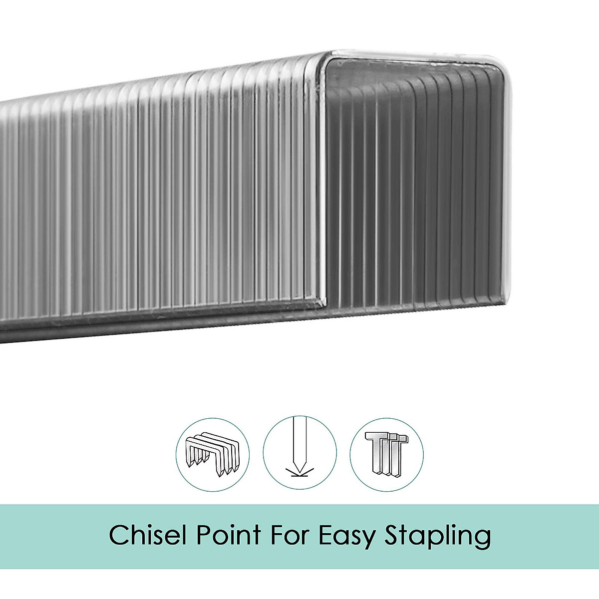 NEU MASTER Staple Gun with Contact Safety and Power Adjustable Knob（336pcs Staples and 200pcs Nails Included）and Premium Quality Standard T50 Staples and 18GA Brad Nails, 1508-Count