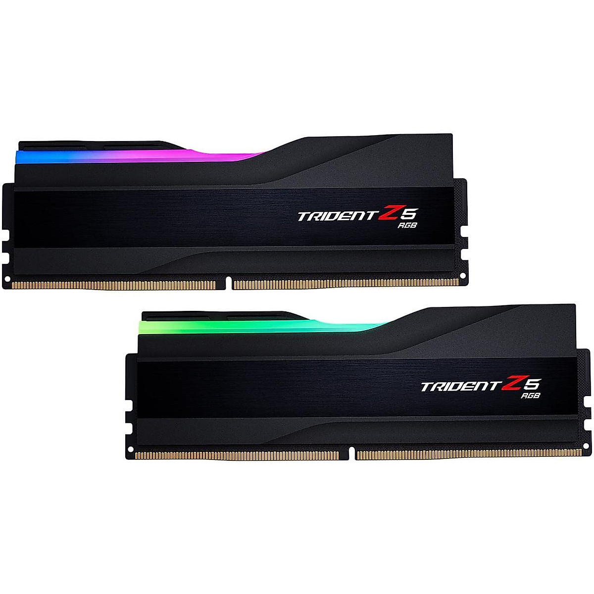 G.Skill Trident Z5 RGB Series (Intel XMP) 32GB (2 x 16GB) 288-Pin SDRAM U-DIMM DDR5 6000 CL32-38-38-96 1.35V Dual Channel Desktop Memory F5-6000J3238F16GA2-TZ5RK (Matte Black)