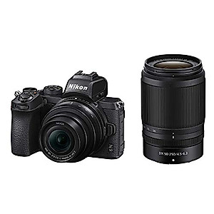 Nikon Z 50 DX-Format Mirrorless Camera Body with NIKKOR Z DX 16-50mm f/3.5-6.3 & Z DX 50-250mm f/4.5-6.3 VR Lens (Renewed)