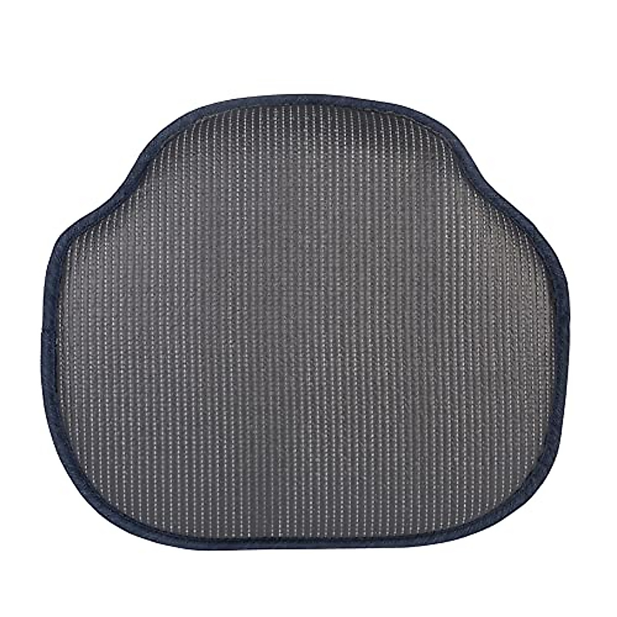 Klear Vu Gripper Omega Non-Slip Windsor Chair Cushions with Skid-Proof Seat Pad for Dining Room, Kitchen, and Office Use, 16x15 Inches, 4 Count (Pack of 1), Indigo