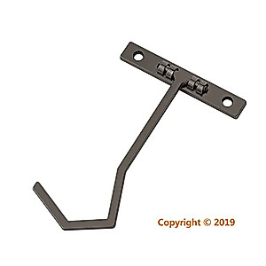 DIKALU Metal Banana Hanger - Under Cabinet Hook for Bananas or Other Kitchen Items. Keep Banana Fresh (Gun Color X 1pc)