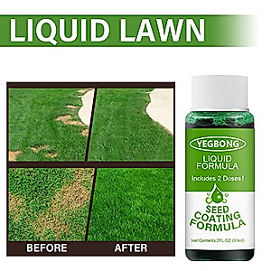 Liquid Seeding Grass Lawn Green Spray, Liquid Grass Seed, Garden Lawn Liquid Spray, Green Grass Lawn Spray, Seed Care Watering Set (5pc)