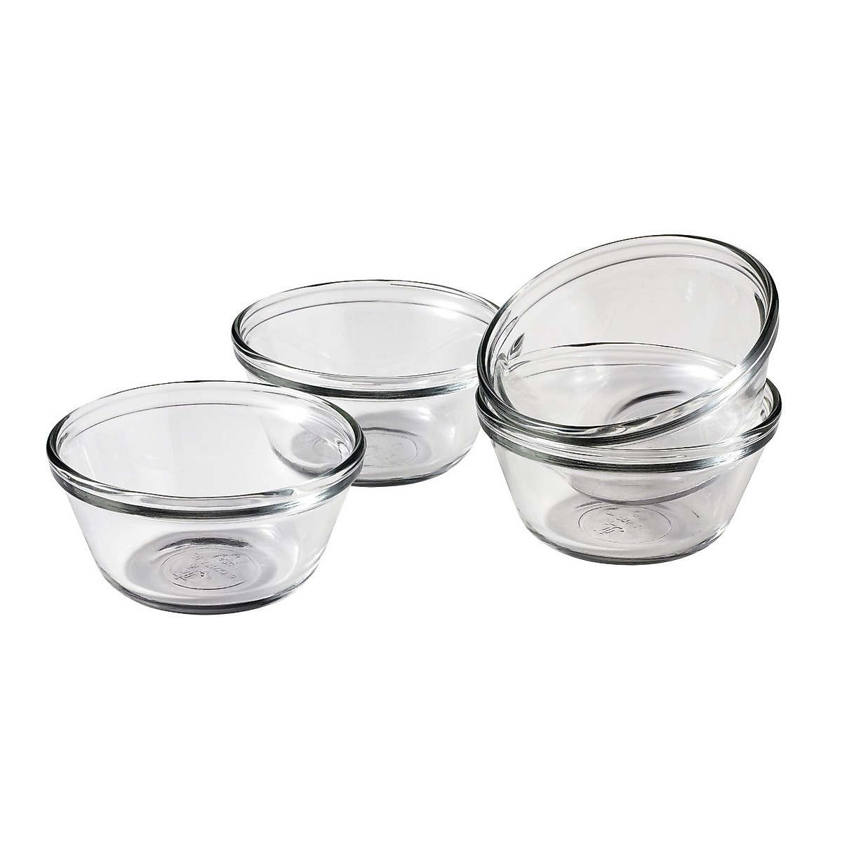 Anchor Hocking 6-Ounce Glass Custard Cups, Set of 4