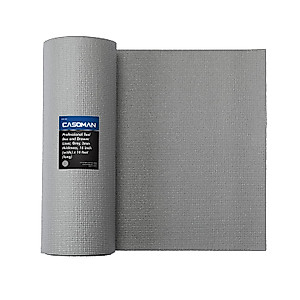 CASOMAN Professional Grade High Grip Tool Box Liner, Drawer Liner, and Shelf Liner, Grey, 16 inch (Wide) x 16 feet (Long), Adjustable Thick Cabinet Liners