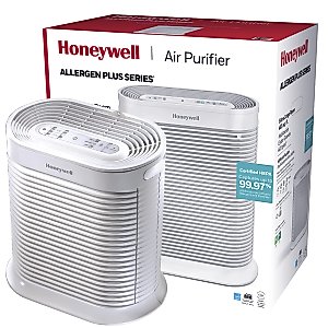 Honeywell HPA304 HEPA Air Purifier for Extra Large Rooms - Microscopic Airborne Allergen+ Dust Reducer, Cleans Up To 2250 Sq Ft in 1 Hour - Wildfire/Smoke, Pollen, Pet Dander – White