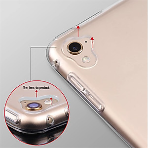 iCoverCase for iPad Pro 12.9 Case Clear, Ultra-Thin Transparent Soft TPU Back Cover Resistant Flexible Case for iPad Pro 12.9"(2015/2017) (Clear)