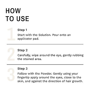 Eye Envy Dog Tear Stain Remover Starter Kit | Tear Stain Essentials in one kit at a 2-Step System | Lasts 30-45 Days | Solution 2 fl.oz, Applicator Pads 30 Count and Powder 0.5oz