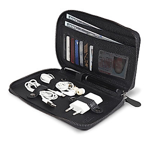 Otto Angelino - OTTANA Genuine Leather Handbag – Unisex (Black)