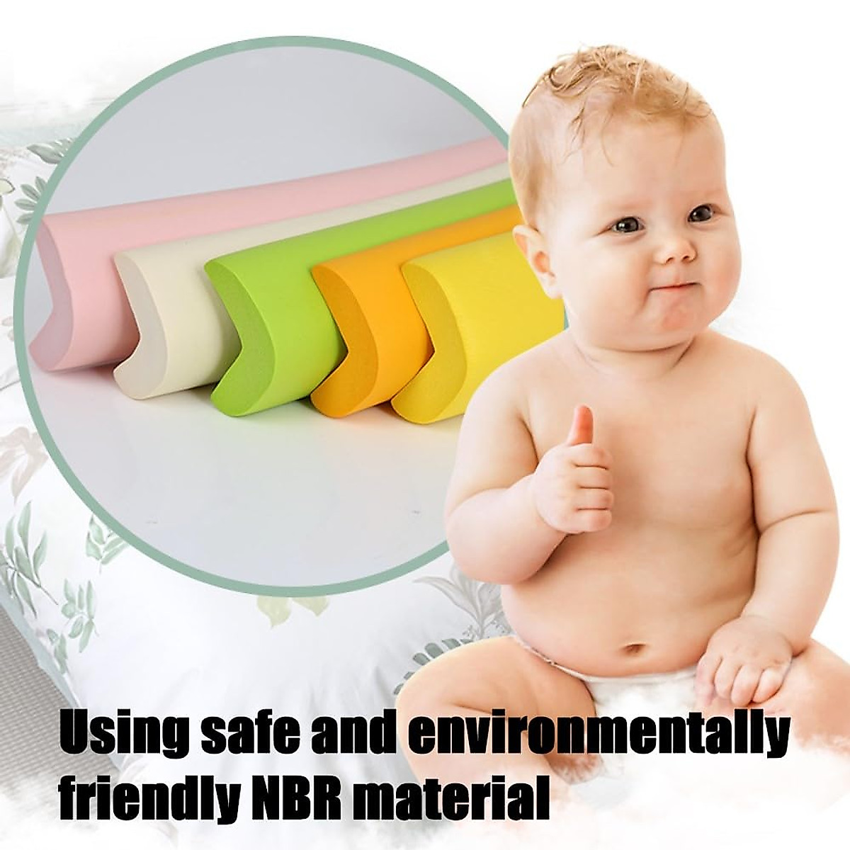 Baby Proof Corners and Edges,Corner Covers Baby Safety Collision Protection in Children's Play Area and Nursing Home Protection for the Elderly(2M)