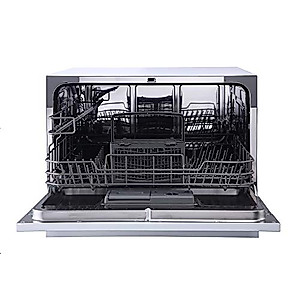 SPT SD-2225DWA Energy Star Countertop Dishwasher with Delay Start & LED – White